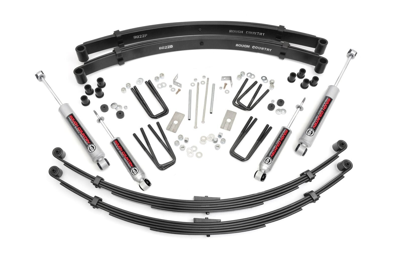 Rough Country 3 Inch Lift Kit | Rear Springs | Toyota Truck 4WD (1984 ...